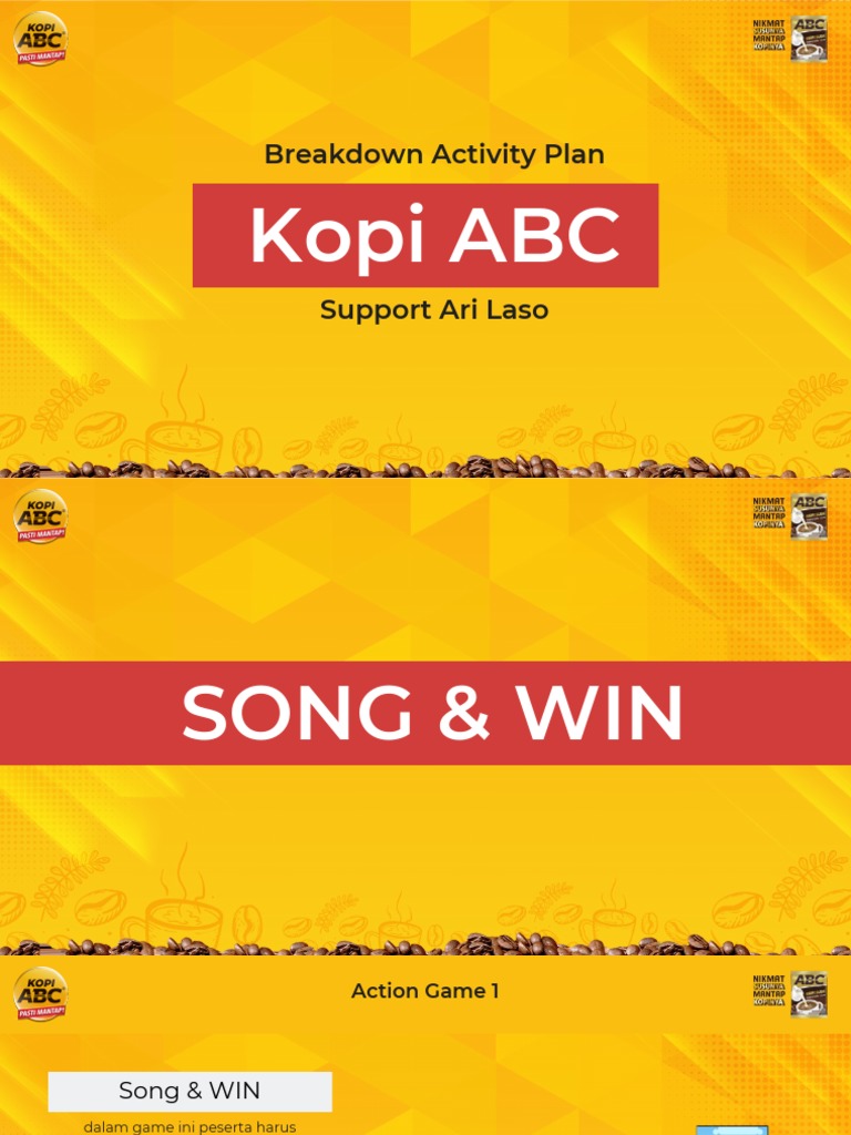 Breakdown Game Development Game KOPI ABC | PDF