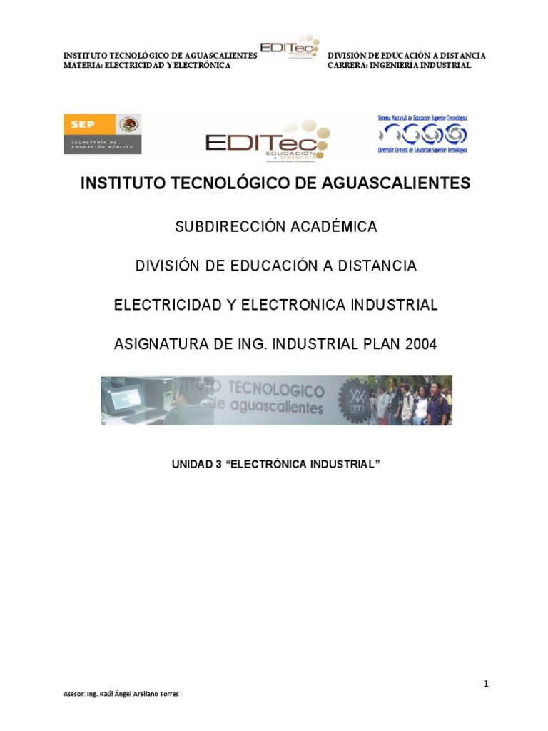 Introducción a Electrónica Industrial | PDF | Electrónica | Electricidad