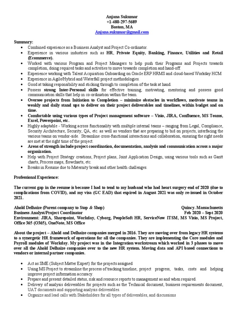 Dice Resume CV Anjana Sukumar | PDF | Microsoft Sql Server | Software Development