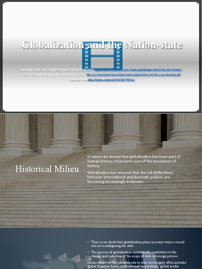 Globalization and The Nation State | PDF | Globalization | Sovereignty