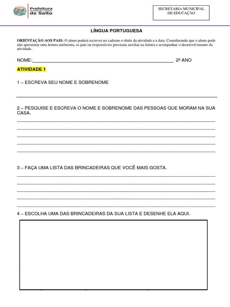 2º Ano Português Pdf