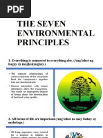 7 Environmental Principles | PDF | Ecosystem | Resource