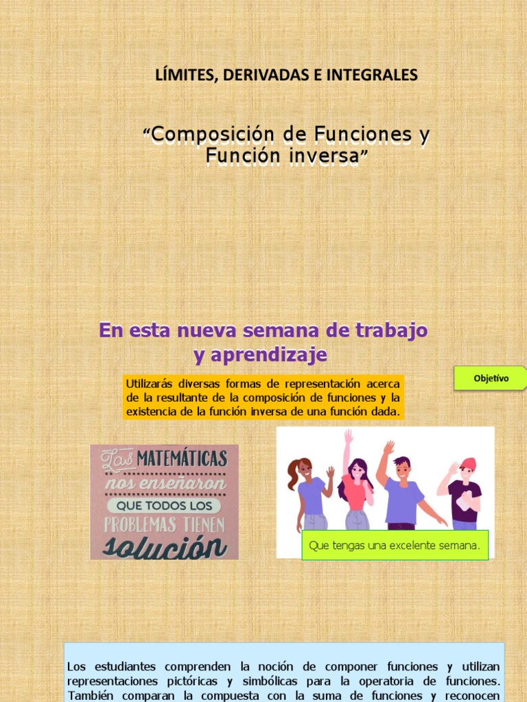 Composición de Funciones y Función Inversa | PDF | Función (Matemáticas ...