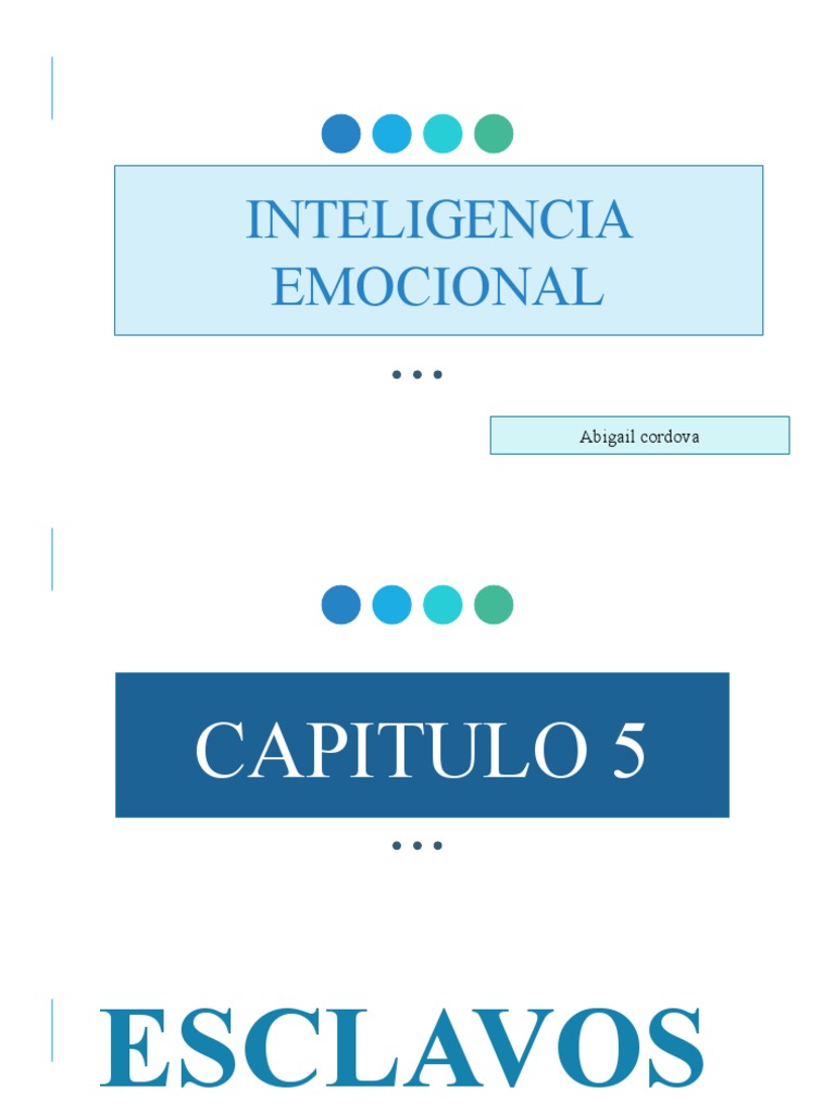 Inteligencia Emocional Daniel Goleman Cap 5 | PDF
