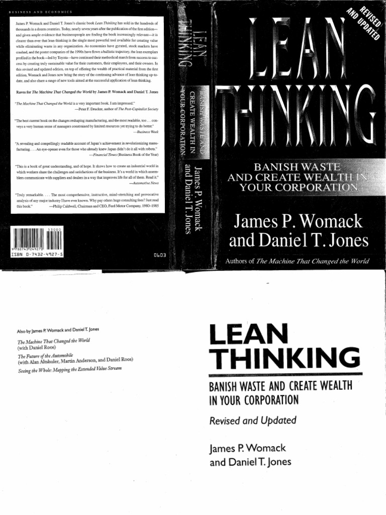 Lean Thinking Banish Waste and Create Wealth in Your Corporation | PDF