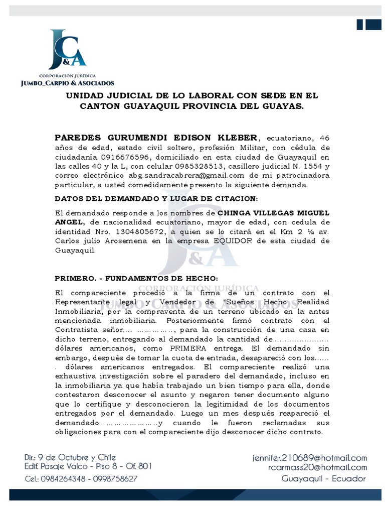 modelo de demanda laboral | PDF