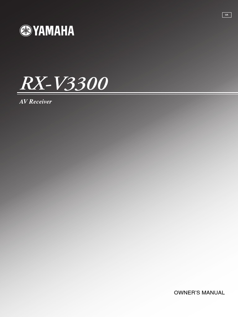 Receiver Yamaha RX-V3300 | Download Free PDF | Ac Power Plugs And ...