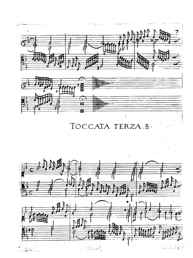 Frescobaldi Toccata Terza 1615 | PDF