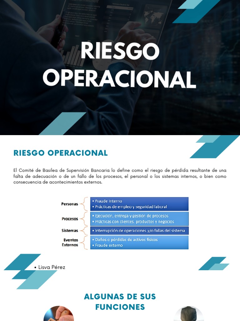 Presentación - Riesgo Operacional | PDF | Riesgo | Bancos