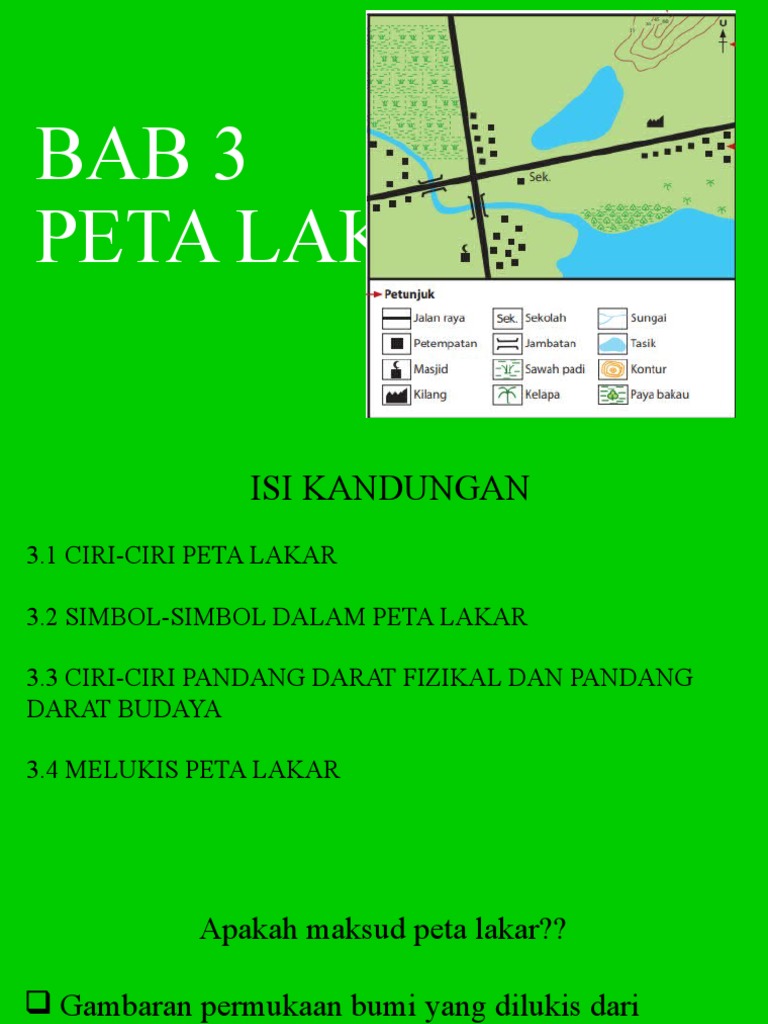 Bab 3 Peta Lakar | PDF