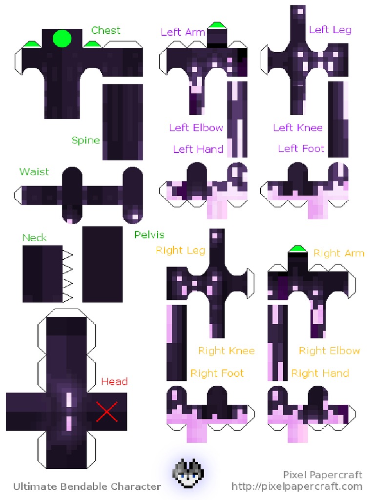 Minecraft Bendable Character (7) | PDF