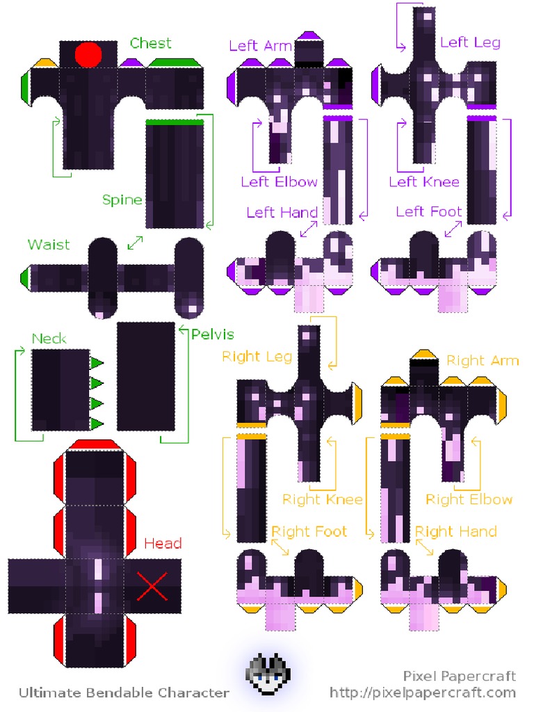 Minecraft Bendable Character (3) | PDF