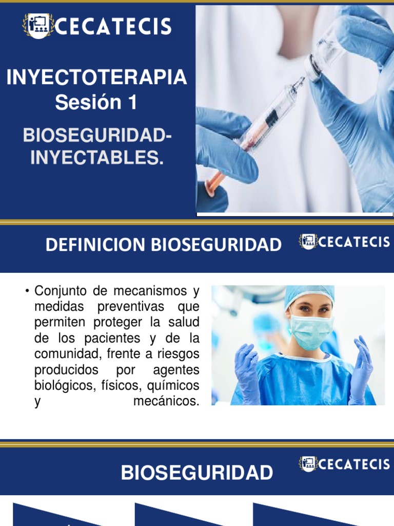 INYECT 01 | PDF | Inyección (medicina) | Infección