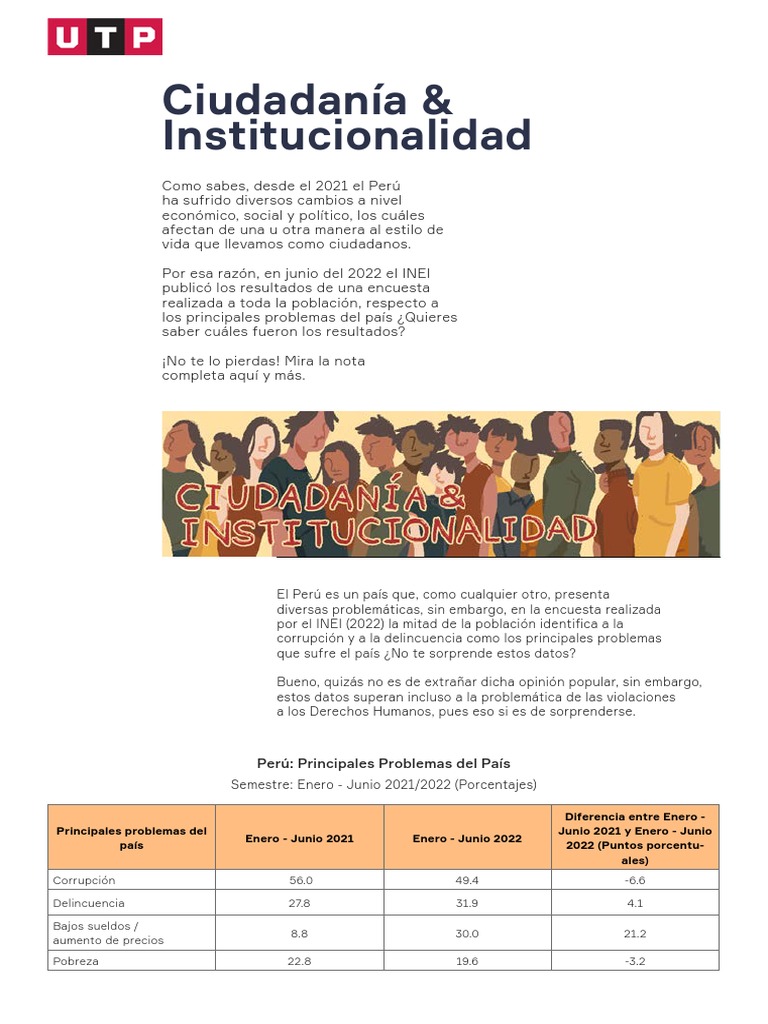 Semana 13 - Guion - Sobre Institucionalidad y Su Importancia | PDF