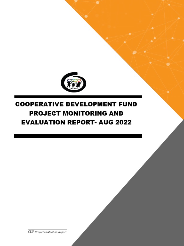 The CDF Project Monitoring and Evaluation Report | PDF | Cooperative ...