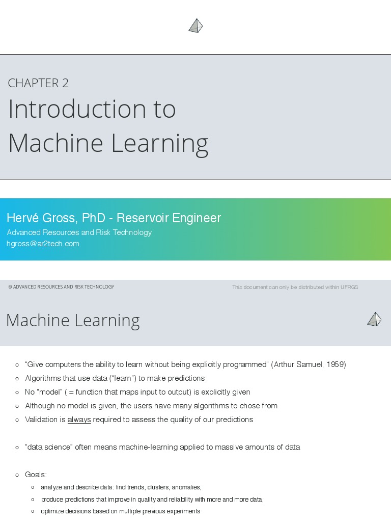 2 - Basics of Machine Learning | PDF | Machine Learning | Sensitivity ... 2 - Basics of Machine Learning | PDF | Machine Learning | Sensitivity ...