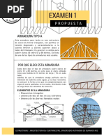 Armaduras - Tipo Howe | PDF | Braguero | Ingeniero civil