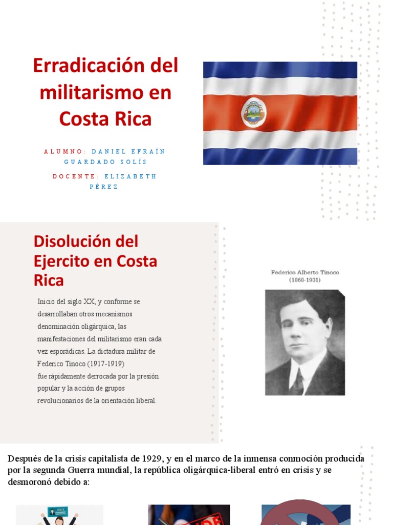 Abolición Del Ejercito Costa Rica | PDF