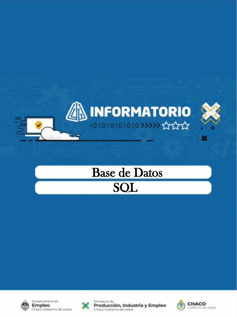 Material Complementario - SQL | Descargar gratis PDF | SQL | Bases de datos
