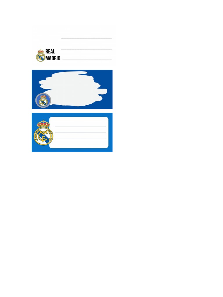 Etiquetas Real Madrid | PDF