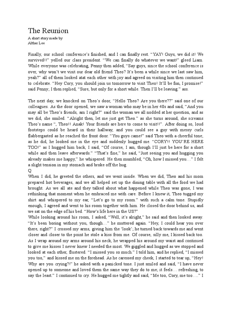 The Reunion - A Short Story | PDF