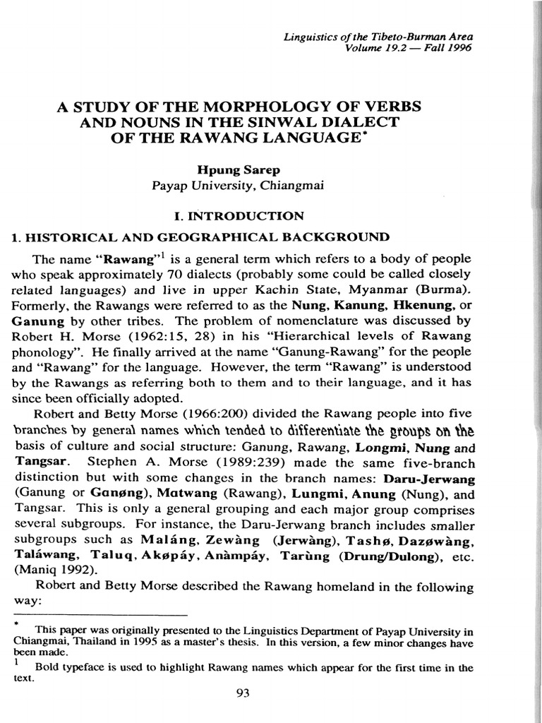 Sarep 1996 Study | PDF