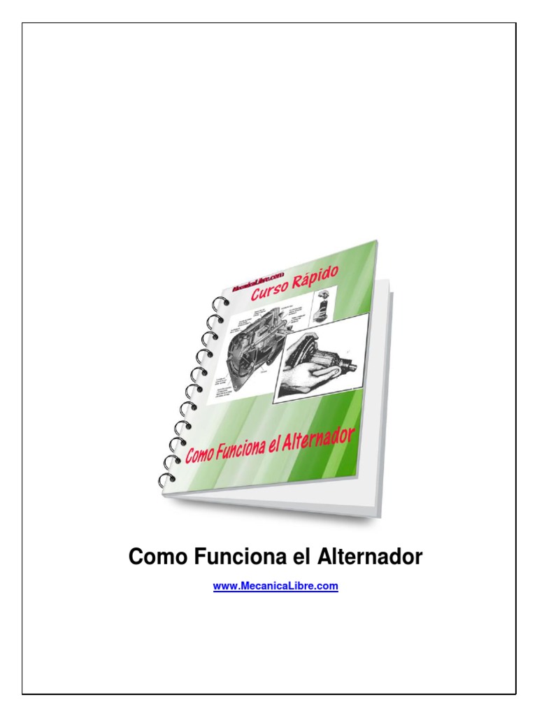 Curso Como Funciona El Alternador | PDF | Generador eléctrico ...