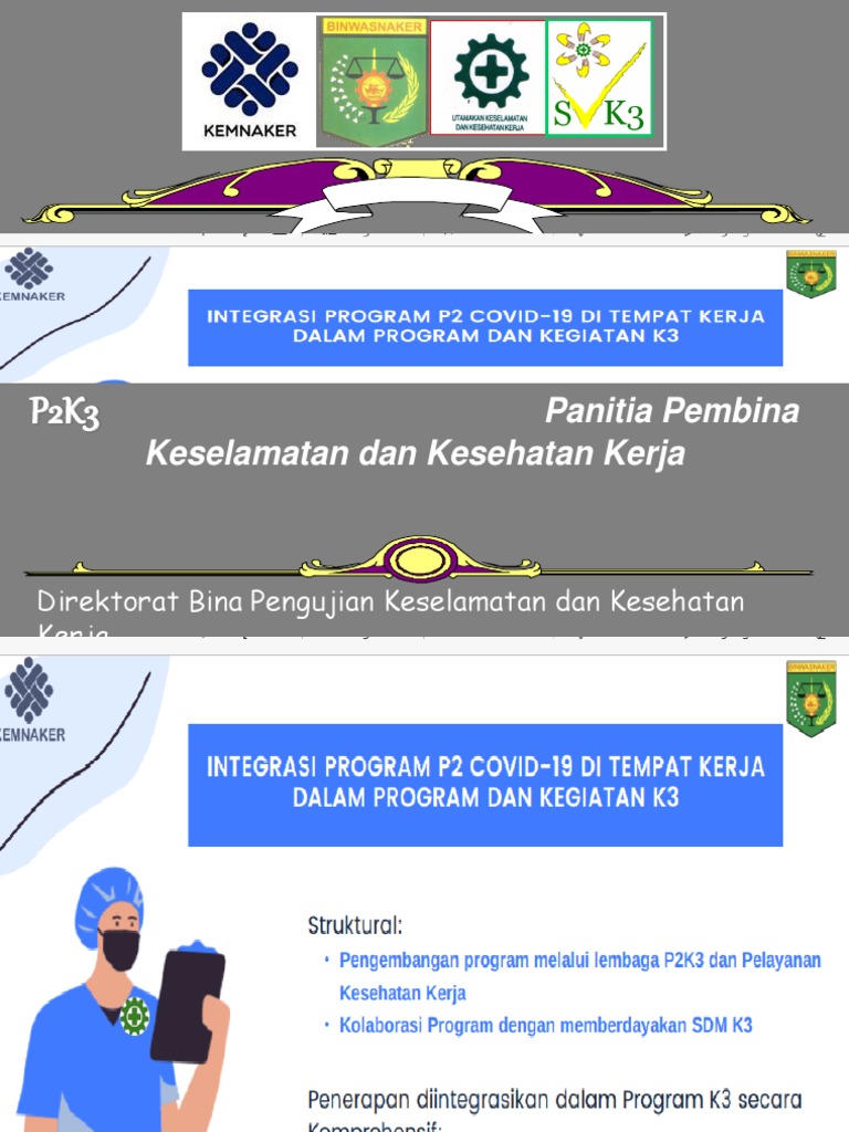 P2K3: Peran dan Fungsi Keselamatan Kerja | PDF | Bisnis | Teknologi & Rekayasa