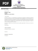 Letter Request To BFP | PDF | Emergency Management | Public Safety