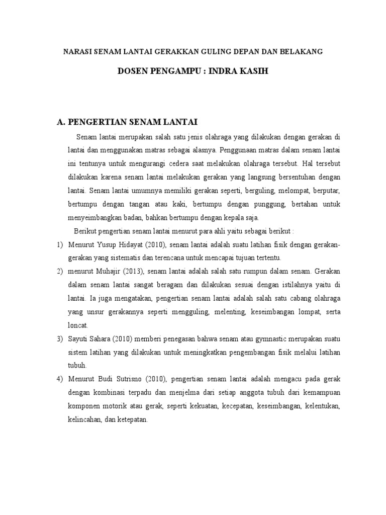 Teknik dan Manfaat Guling Depan-Belakang | PDF | Kesehatan Holistik