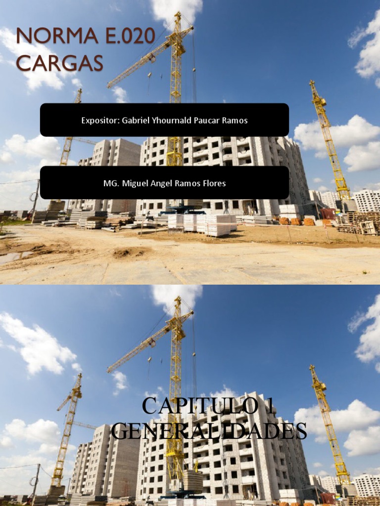 Norma E0 20 Paucar Ramos Gabriel Yhournald Pdf Hormigón Viga