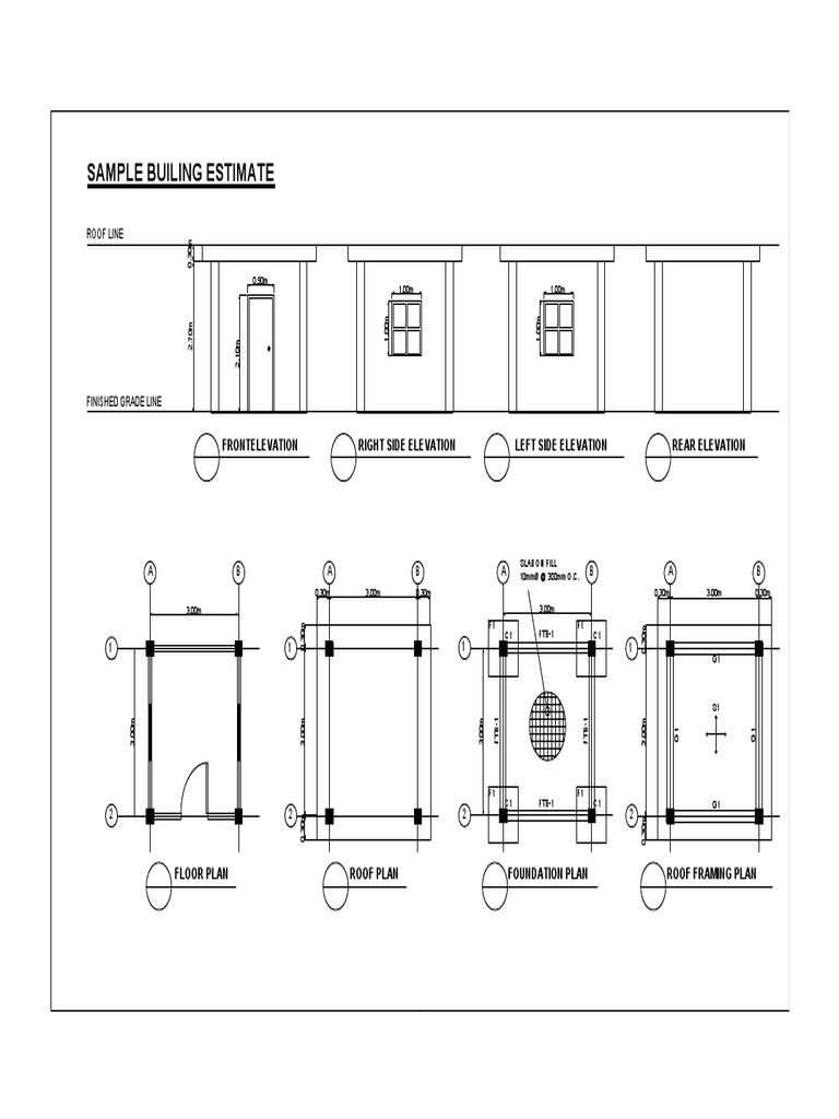 Sample Building Estimate | PDF