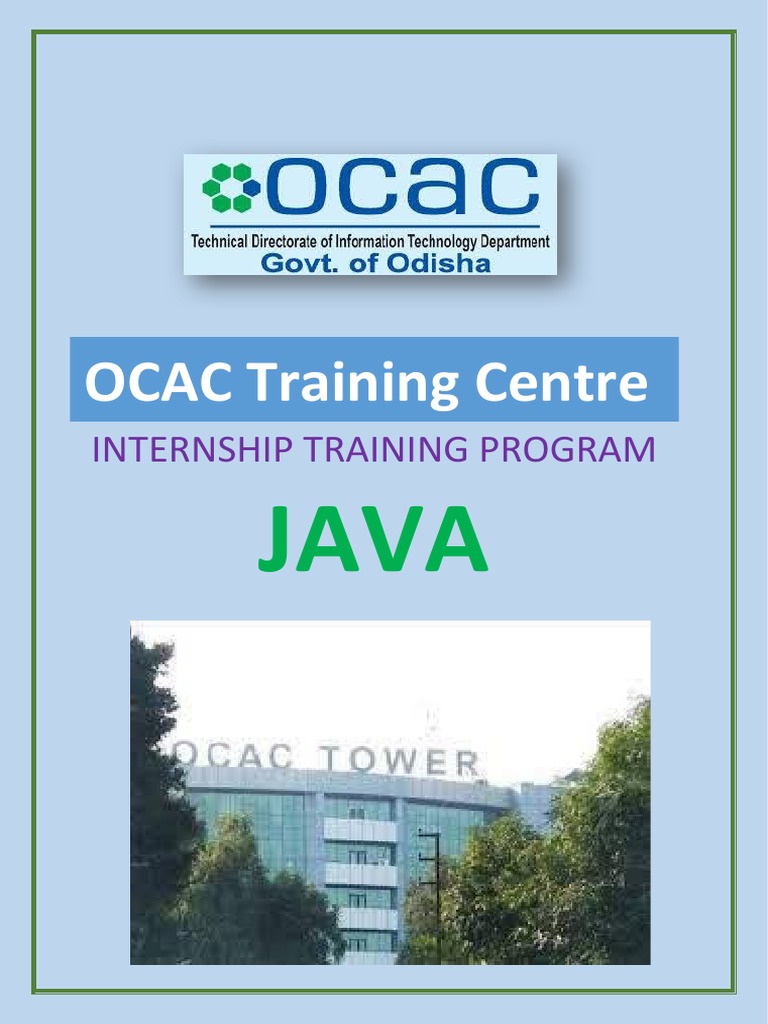 Internship Training Programs Java Pdf Software Testing Java Programming Language 6908