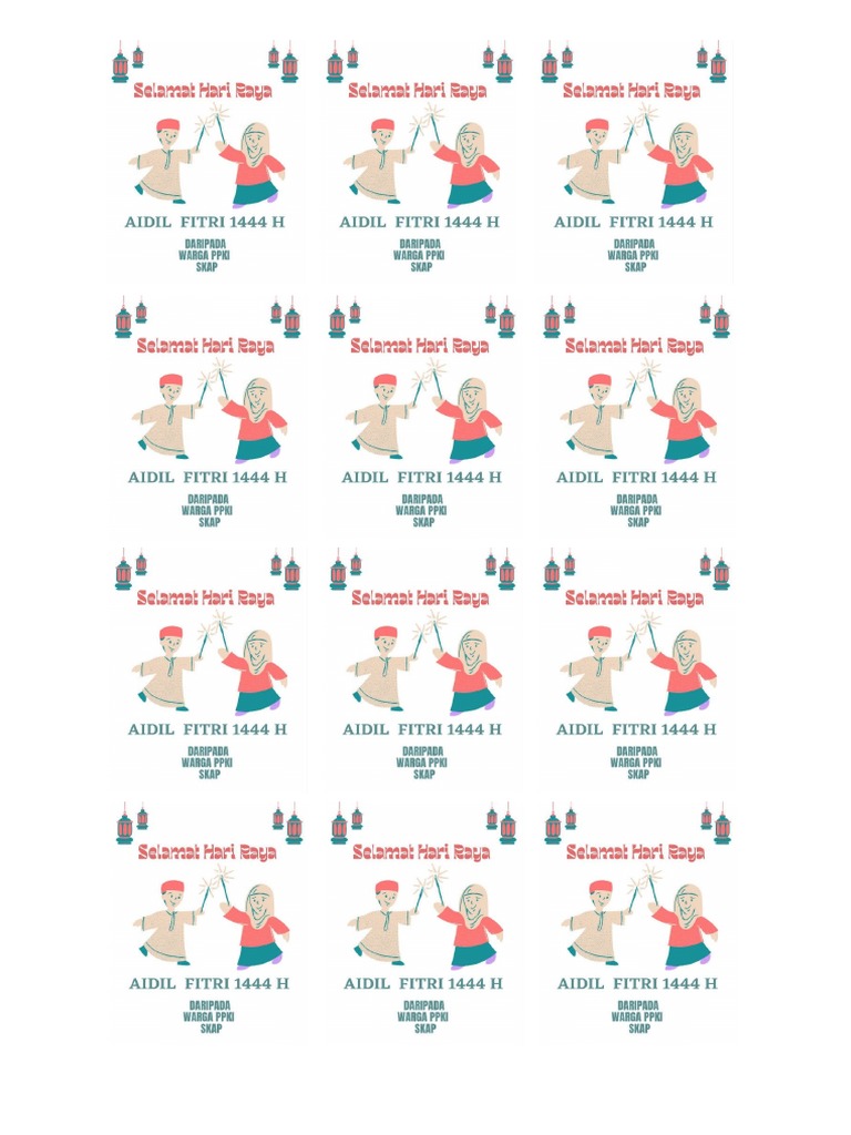 STICKER RAYA | PDF