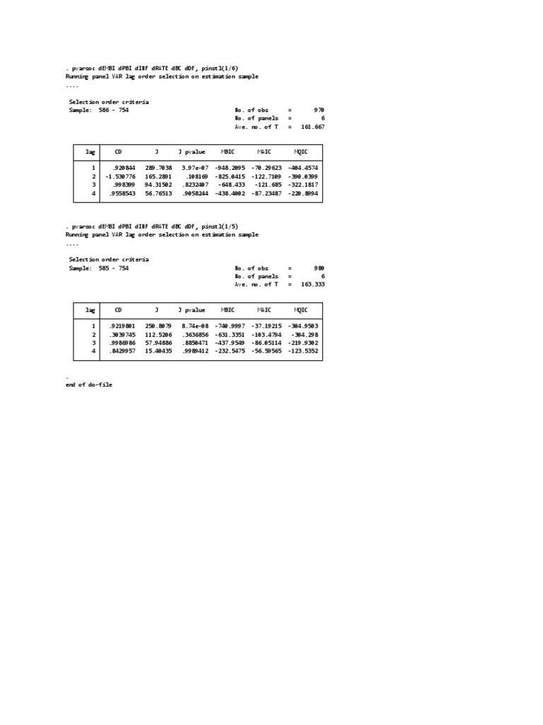 Corrida Stata | PDF | Technology & Engineering
