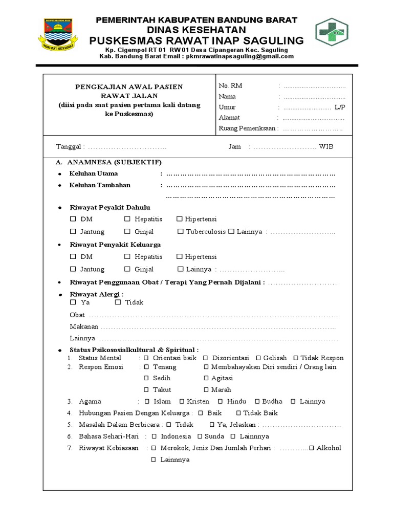 Pengkajian Awal Medis Pdf
