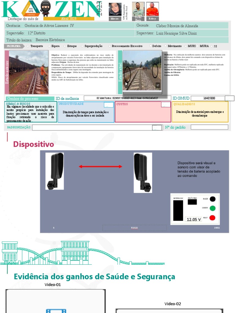 Modelo Kaizen Destaque - 2023 | PDF