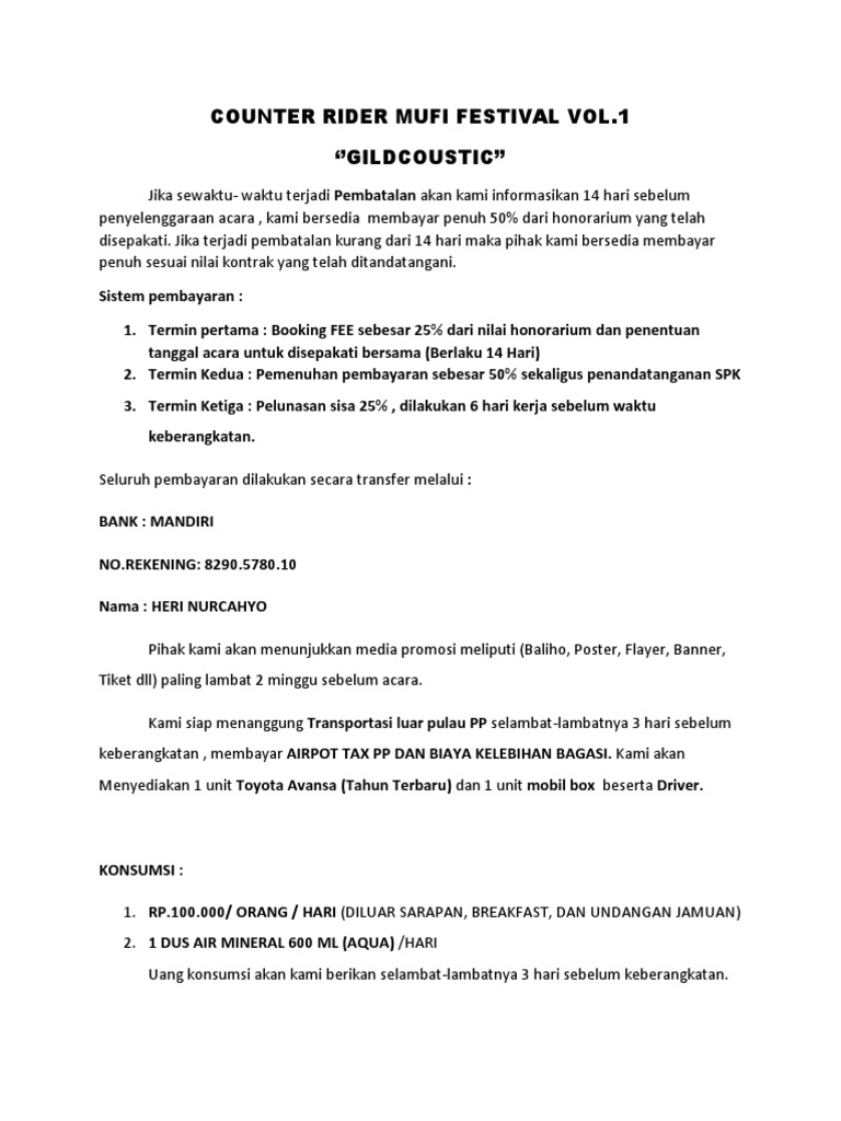 Counter Rider Mufi Festival Vol | PDF