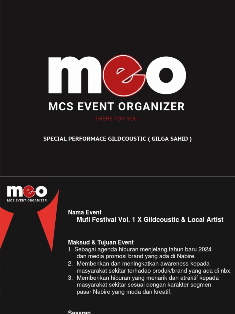 Meo X Gildcoustic | PDF