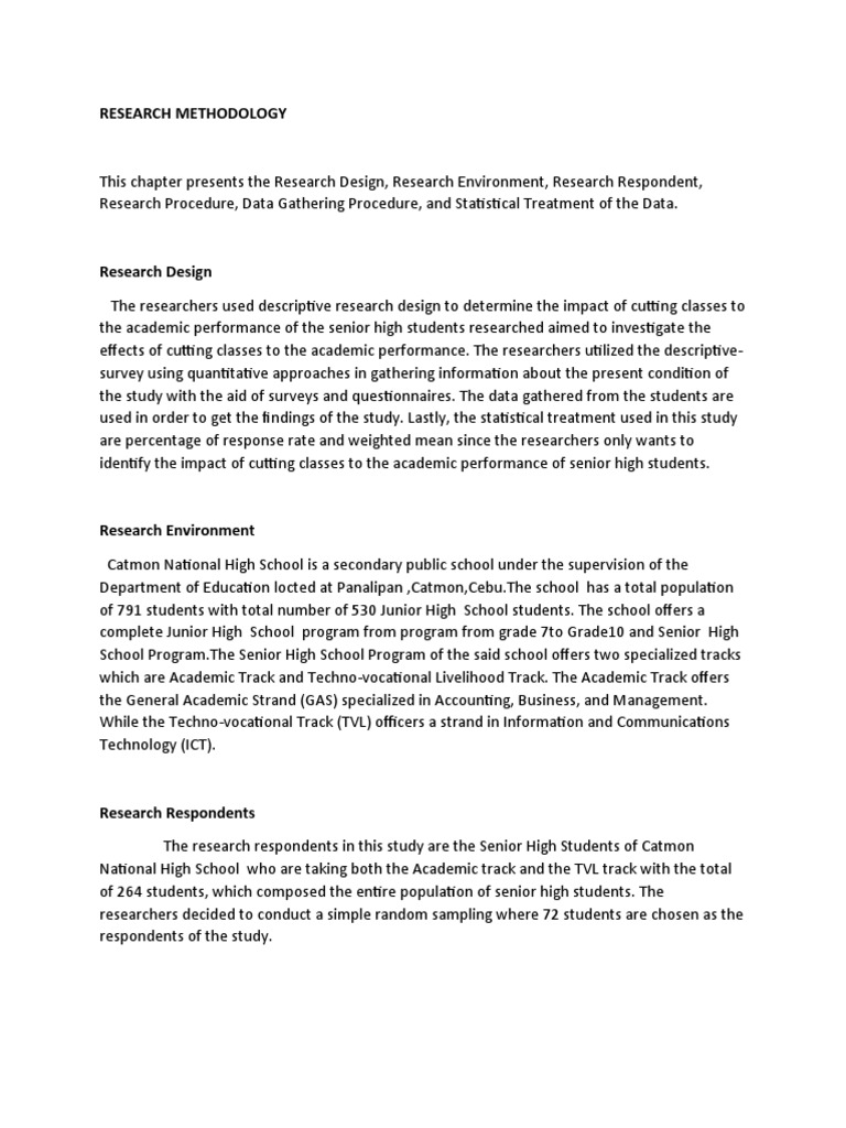 Chapter 3 | PDF | Survey Methodology | Sampling (Statistics)