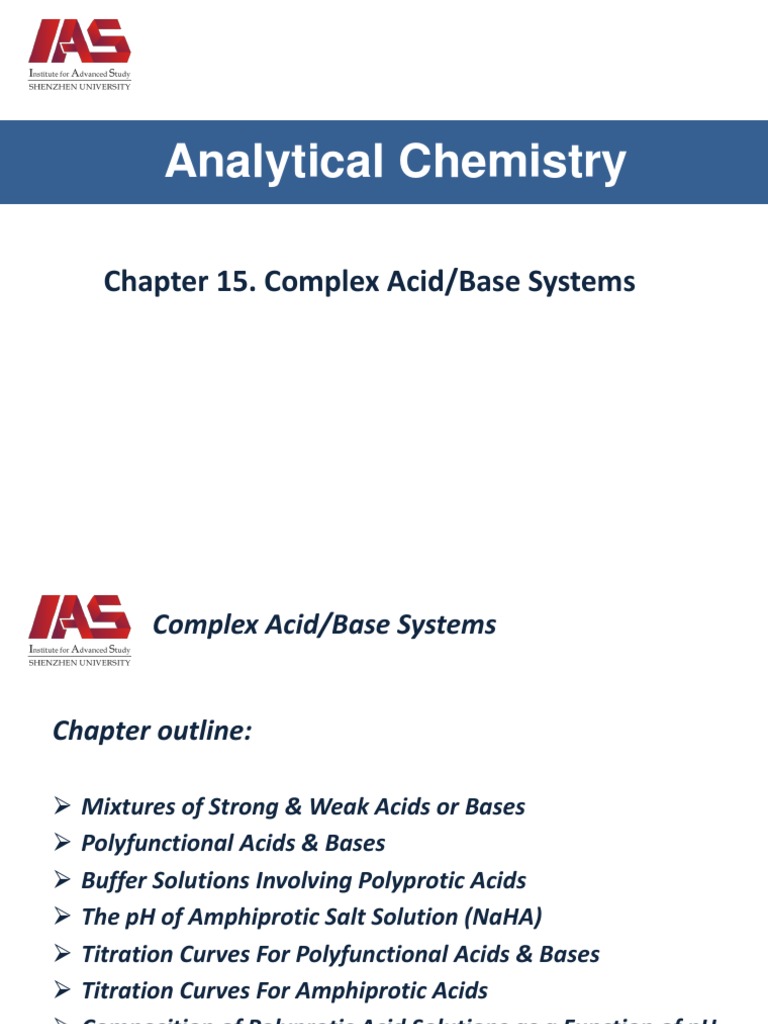 Chapter 15 | PDF | Acid | Chemistry