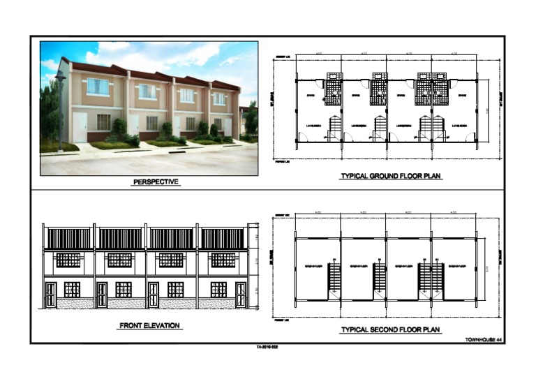 TH44 Perspective Floor Plan Elev | PDF