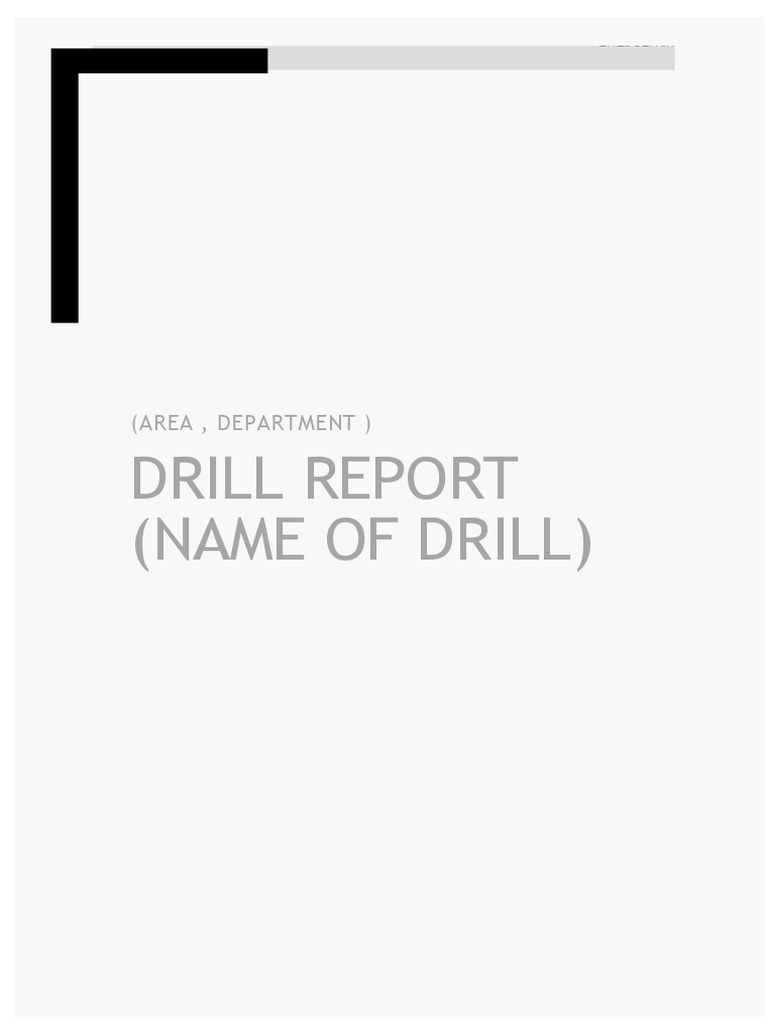 Drill Plan Form | PDF