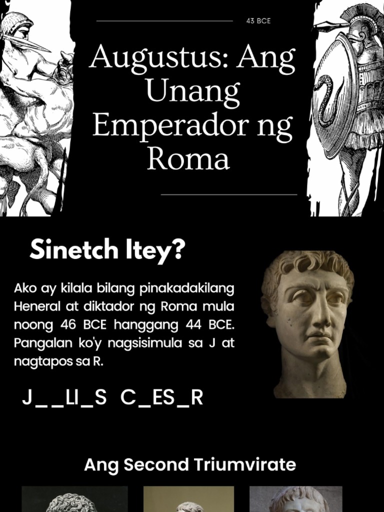 Augustus Unang Emperor | PDF