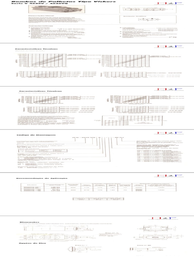 Bomba Hidraulica de Palheta v4535v 4535vq VICKERS | PDF