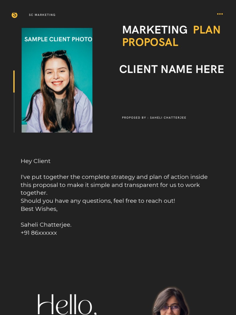Client Proposal Template | PDF | Marketing | Brand
