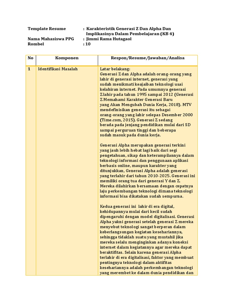 Resume KB 4 Modul Perkembangan Peserta Didik | PDF | Game & Aktivitas