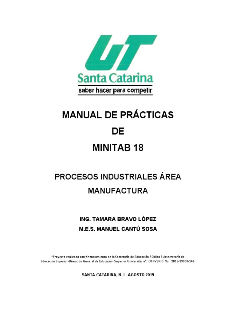Manual Minitab | PDF