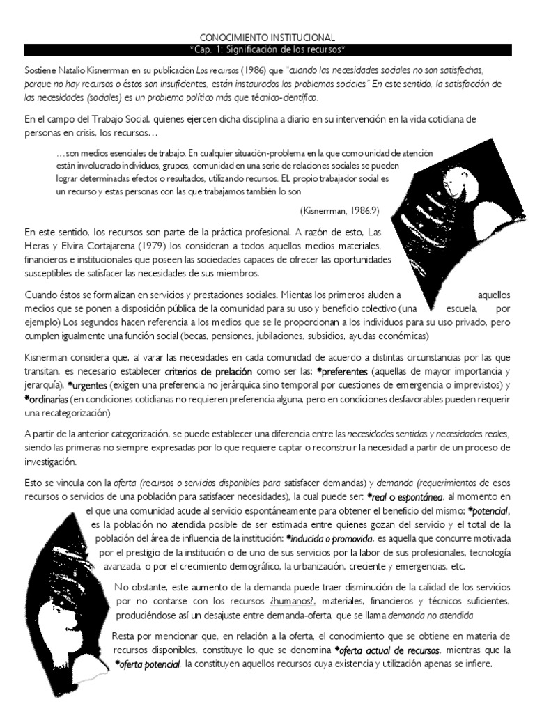 Recursos: Definición y Clasificación | PDF