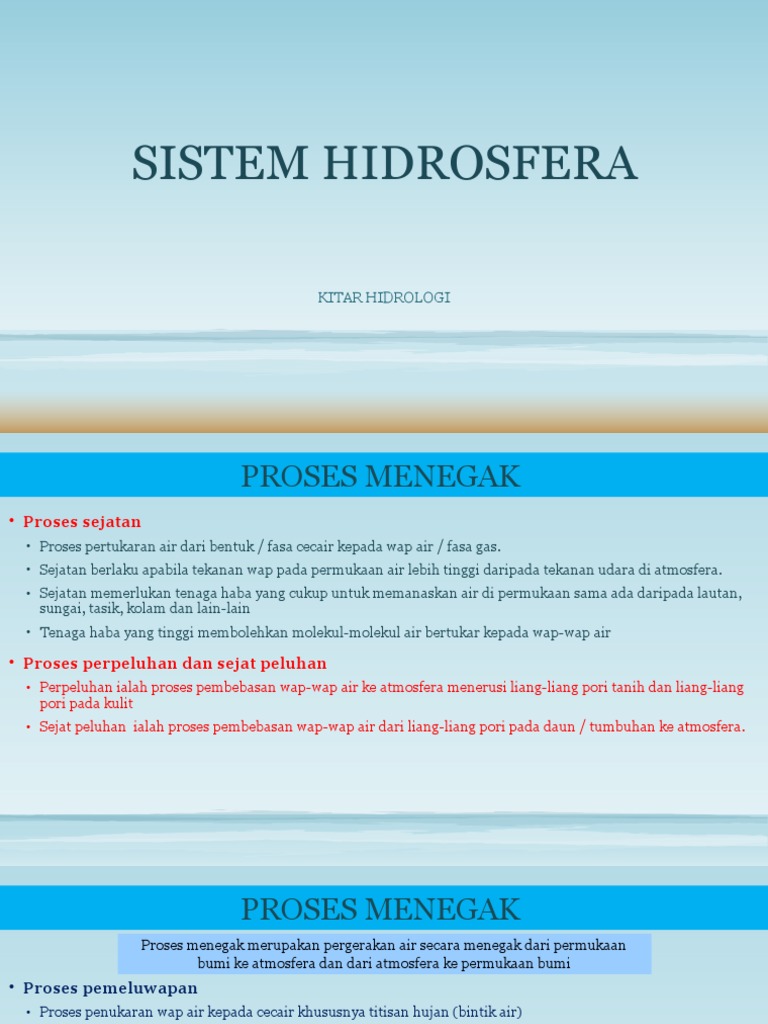 Sistem Hidrosfera | PDF